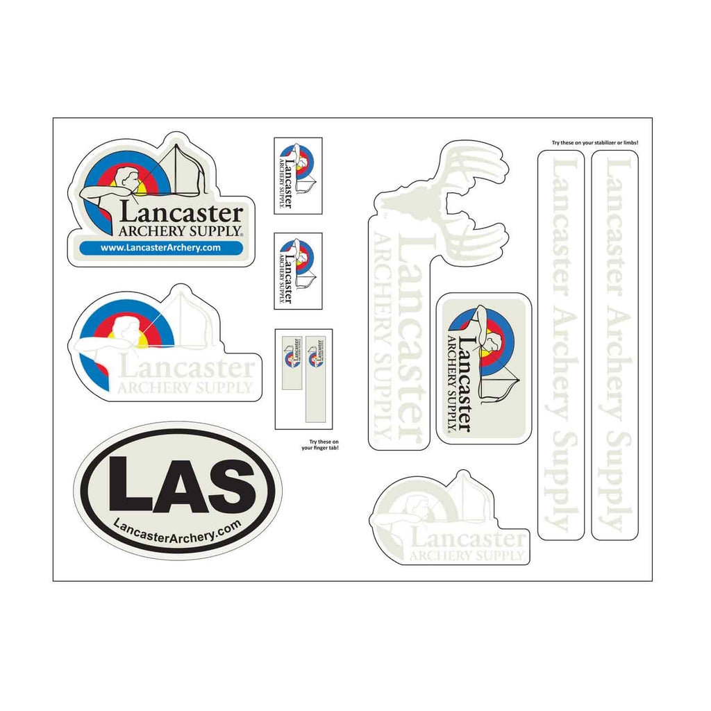 Lancaster Archery Supply Decal Sheet – Lancaster Archery Dealer